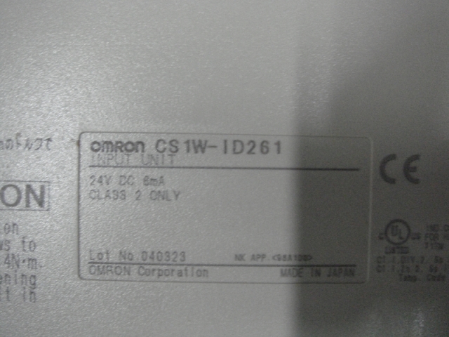 PLC 오므론 C200H-ID219,C200H-OD219,CS1W-ID261,CS1W-OD261
