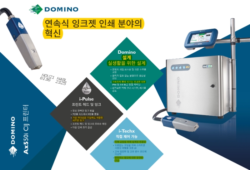 도미노 잉크젯 Ax550i 3D프린터 스톰