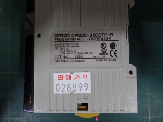 OMRON PROGRAMMABLE CONTROLLER CPM2C-32CDTC-D OMRON SOURCE:24V DC 3W, IN:24V DC 5mA/8mA, OUT:24V ...