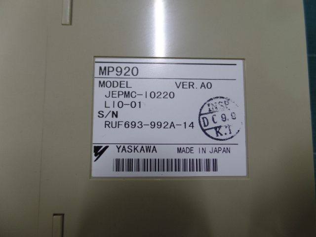 YASKAWA MP920 JEPMC-IO220 LIO-01 YASKAWA VER.A0