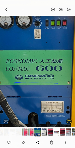 대우 SCR CO2 600A 용접기 인천 경인웰딩
