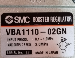 SMC VBA1110-02GN BOOSTER REGULATOR SMC VBA1110-02GN BOOSTER REGULATOR