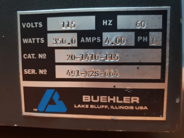 MOUNTING PRESS, 유압식 시험기,몰딩기,마운팅 프레스 BUEHLER Pressure SIMPLIMET 2