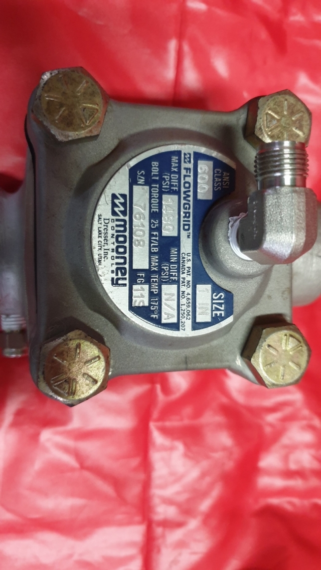 FLOWGRID,플로우 그리드 MOONEY CONTROLS SIZE 1 IN , MAX 1480PSI , FG 11S