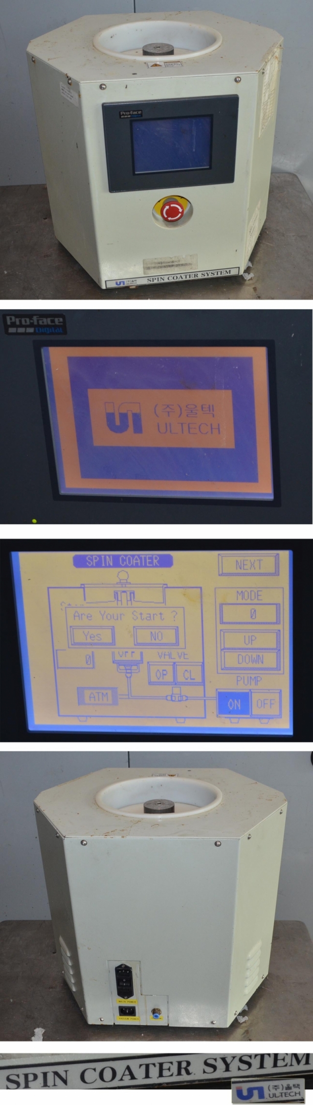 ULTECH Spin Coater System ULTECH Spin Coater System ULTECH Spin Coater ...