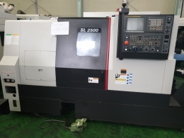 CNC선반, 중고선번, SL2500 / 8인치,10인치 선반 스맥(삼성) 칩컨베어, 자동큐셋처, 터렛12각