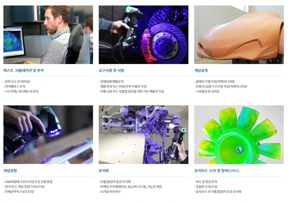 HandySCAN 307 Black 비접촉 3D 스캐너 크레아텍