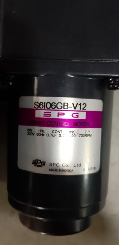 SPG S6DA36B GEAR HEAD/S6I06GB-V12/콘트롤세트 SPG 단상 220V 6W /콘트롤