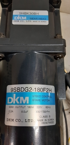 DKM 9SBDG2-180F2H / 9HBK30BH / BRAKE MOTOR DKM DKM 9SBDG2-180F2H ...