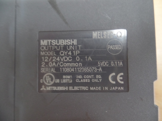 MITSUBISHI 미쓰비시 PLC QY41P MITSUBISHI MELSEC-Q OUTPUT 12/24VDC 0.1A 2.0A ...