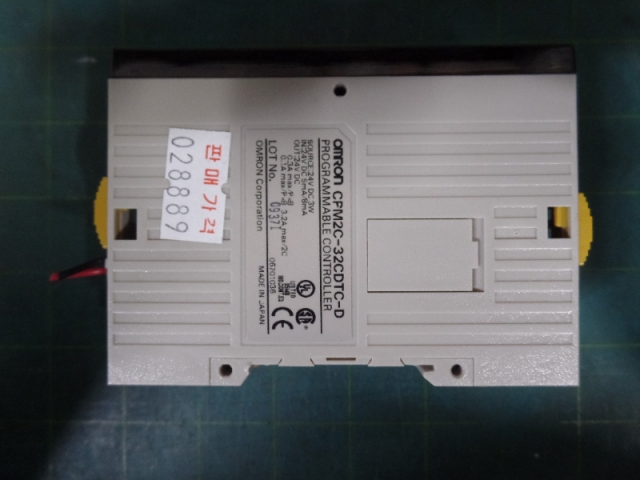OMRON PROGRAMMABLE CONTROLLER CPM2C-32CDTC-D OMRON SOURCE:24V DC 3W, IN ...