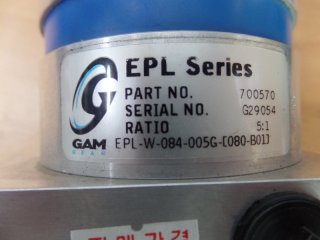 GAM GEAR 감속기 EPL-W-084-005G-080-B01 / 700570 GAM GEAR EPL Series, RATIO:5:1