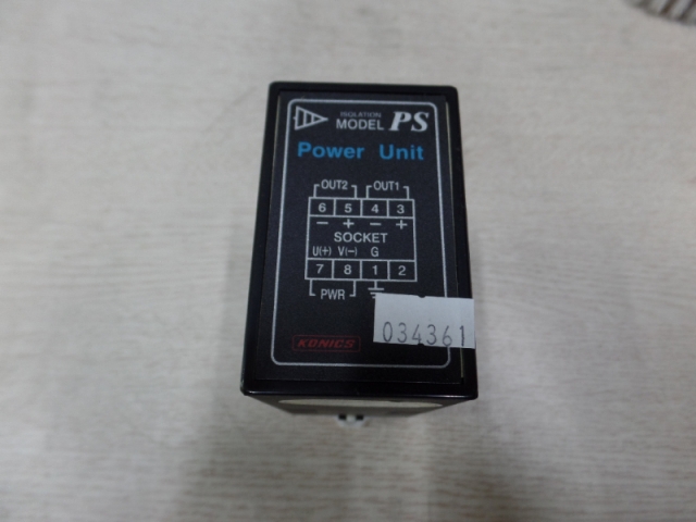 KONICS Power Unit P/S-1A1 KONICS OUTPUT:DC 24V(50mA), POWER:AC 110/220V
