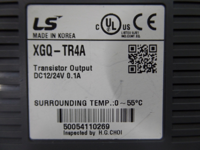 LS PLC XGQ-TR4A FA · 로봇 · 제어 : PLC/인버터/콘트롤러
