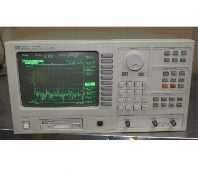 "오디오 신호분석장비" HP 35665A Dynamic Signal Analyzer FA · 로봇 · 제어 : 계측/측정장비