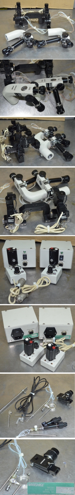 수술 현미경 Nikon Narishige Microinjection FA · 로봇 · 제어 : 현미경