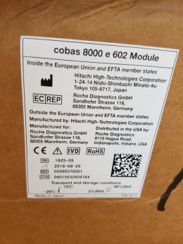 한국로슈진단 의료용면역발광측정장치, cobas e 602 module, 중고, 한국로슈진단, FA · 로봇 · 제어 - 검사기 ...