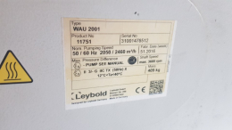 레이볼드 WAU2001 부스터 펌프 2460㎥/h - 리얼텍